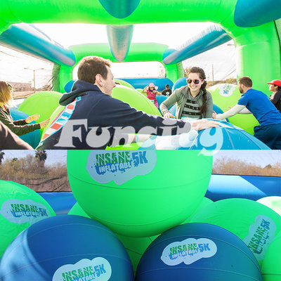 Kids / Adults Big Inflatable Balls For Interesting 5K Sport Game 3 Years Warranty