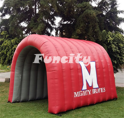 Custom Red Advertising Inflatable Air Tent For Event Durable 0.6MM PVC Tarpaulin