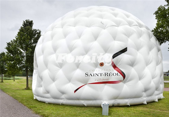 0.6mm PVC Tarpaulin New Design Inflatable Dome Tent / Advertising Tents For Sale