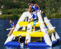 Portable Inflatable Water Toys  Custom Jungle Gym for Water Sports / Seaside