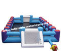 Giant Inflatable Soccer Field 0.55MM PVC Tarpaulin for Outdoor Entertainment