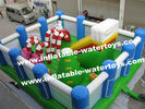 Durable 0.55mm PVC Tarpaulin Christmas Inflatable Fun City for Giant Amusement Games