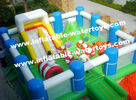 Durable 0.55mm PVC Tarpaulin Christmas Inflatable Fun City for Giant Amusement Games