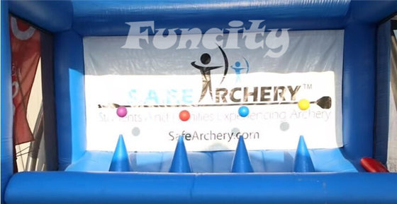 Funny Shooting Inflatable Sport Games Safe Archery Targets Game 3L*1.6Hm Size