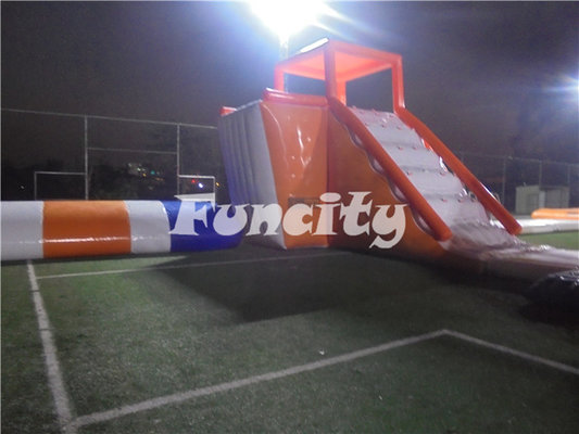 Waterproof PVC Tarpaulin Inflatable Amusement Park Slides With Large Water Swing Toys