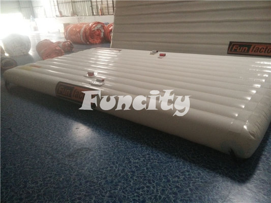 Biggest Aquapark Runway Inflatable Water Slide Park In 38L*36W*8Hm Size