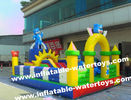 Bluecat 0.55mm PVC Tarpaulin Inflatable Fun City Playground,Inflatable Amusement Park with Air Blower
