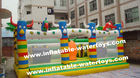 Safety 0.55mm PVC Tarpaulin Inflatable Fun City Playground for Entertainment