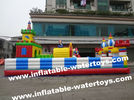 Children Playground 0.55mm PVC Tarpaulin Inflatable Fun City Giant Inflatable Amusement Park