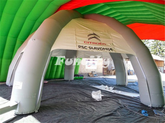 Promotional Large Inflatable Igloo Tent / Dome Tent In 0.6mm PVC Tarpaulin