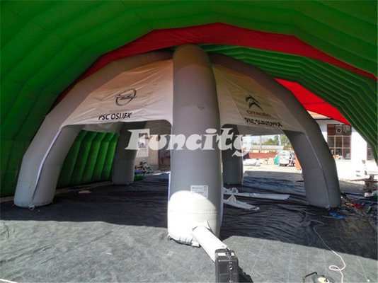 Promotional Large Inflatable Igloo Tent / Dome Tent In 0.6mm PVC Tarpaulin