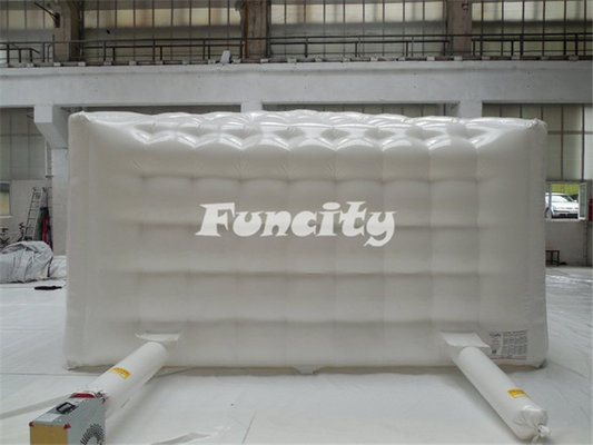 White Cube Led Lighting Inflatable Air Tent Waterproof Inflatable Marquee Tent