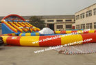 Water Trampoline Inflatable Water Park , Giant Water Pool Water Slide Iceberg