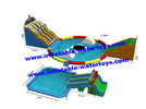 Amusement Inflatable Water Park , Giant Water Pool Water Slide Iceberg