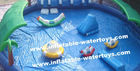 20m diameter Inflatable Water Park with Water Slide and Swimming Pool Used on Land