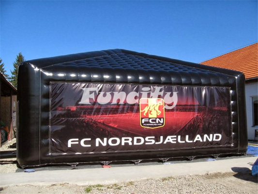 Black Outwell Inflatable Air Tent For Sport Events / Advertising Usage