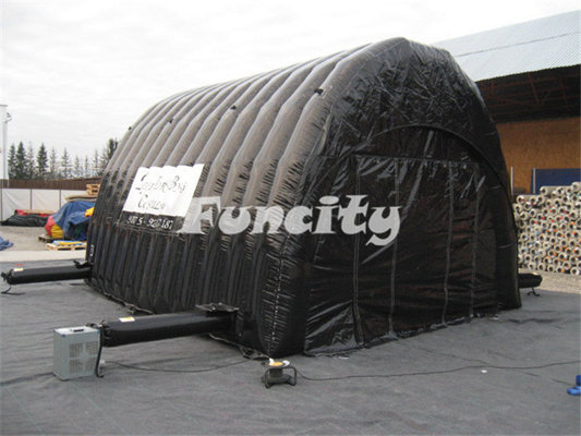Durable PVC Tarpaulin Event Dome Inflatable Canopy Tent With Rolling Doors
