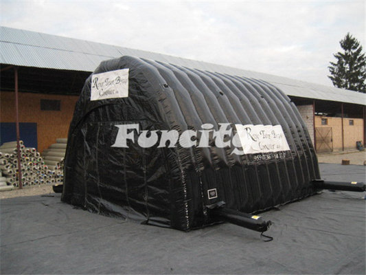 Durable PVC Tarpaulin Event Dome Inflatable Canopy Tent With Rolling Doors