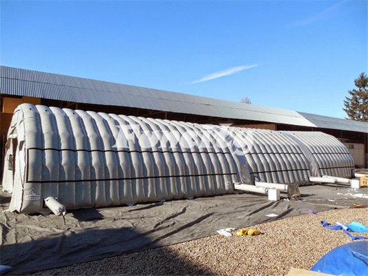 Long Size Sport Inflatable Marquee Canopy Tent With Blower Pipes , 20L*6W*3.3Hm