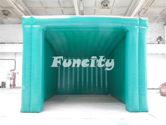 Professional Cube Shape Inflatable Garage Tent Car Parking With SGS Certificate