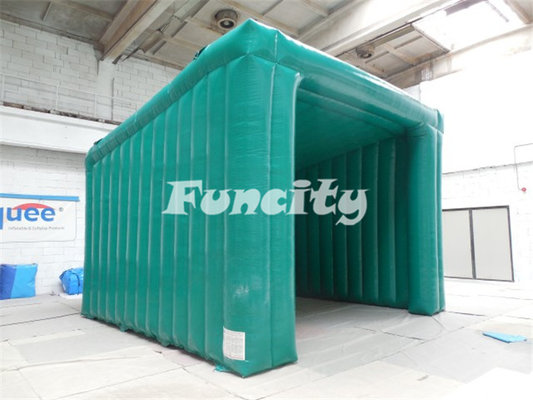 Professional Cube Shape Inflatable Garage Tent Car Parking With SGS Certificate