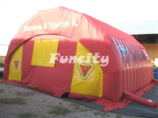 Red Inflatable Event Tent / Cool Camping Tents With Customized Logo For Outdoor