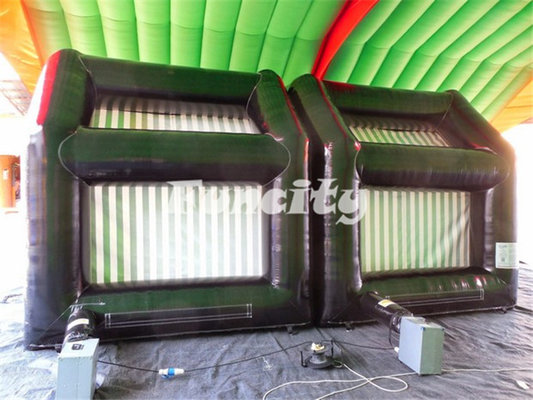 Outdoor Car Parking Inflatable Air Tent / inflatable Garage Tent In Anti - UV PVC Tarpaulin