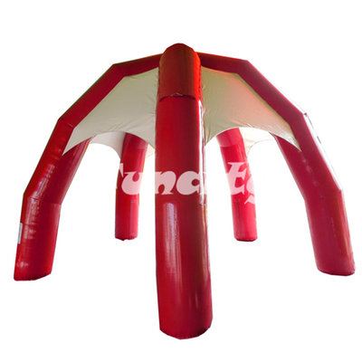 Car Parking Red Dome Inflatable Air Tent Camping With EN15649 Approved
