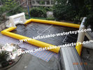 New Design Inflatable Water Football Pitch,Inflatable Water and Soap Football Playground Yellow and Black Color