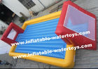 Double Layer Bottom Inflatable Soccer Field Giant Football Playground For School
