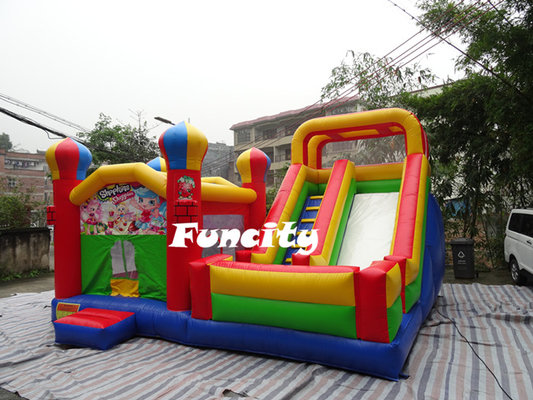Outdoor Colorful Custom Theme Inflatable Bouncing Castle For Kids 6 L * 5 W * 4 M