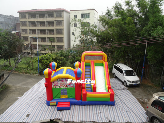 Outdoor Colorful Custom Theme Inflatable Bouncing Castle For Kids 6 L * 5 W * 4 M