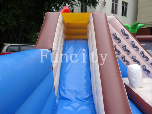 0.55mm PVC Tarpaulin Inflatable Jumping Castle Kids Outdoor Rainforest Run