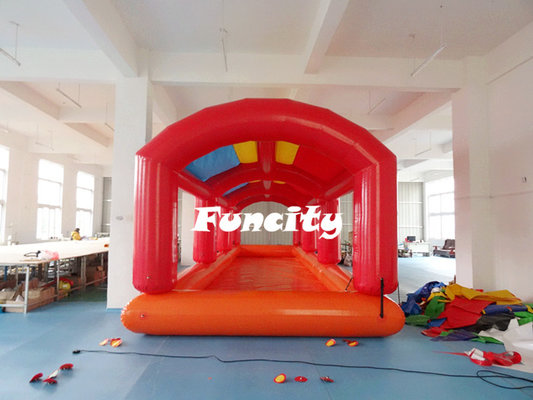Kids Outdoor Colorful Mini Inflatable Water Pools With Tent Cover 15 L * 4 W