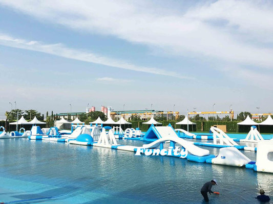 Durable PVC Tarpaulin Floating Inflatable Water Park Commercial For Resort