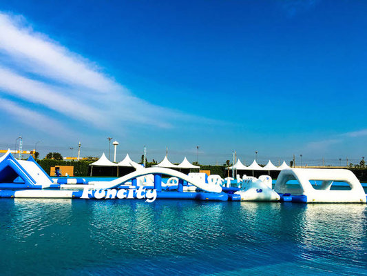 Durable PVC Tarpaulin Floating Inflatable Water Park Commercial For Resort