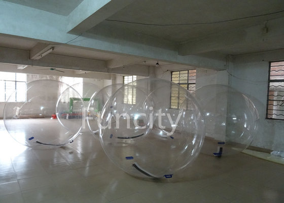 1.0mm TPU 2M Clear Inflatable Water Walking Balls With Pool EN15649 Approval