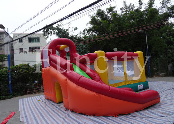 0.55mm PVC Tarpaulin Inflatable Jumping Castle Kids Inflatable Bouncer With Slide