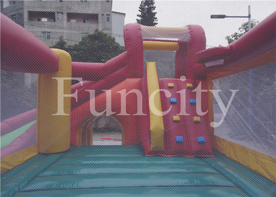 0.55mm PVC Tarpaulin Inflatable Jumping Castle Kids Inflatable Bouncer With Slide