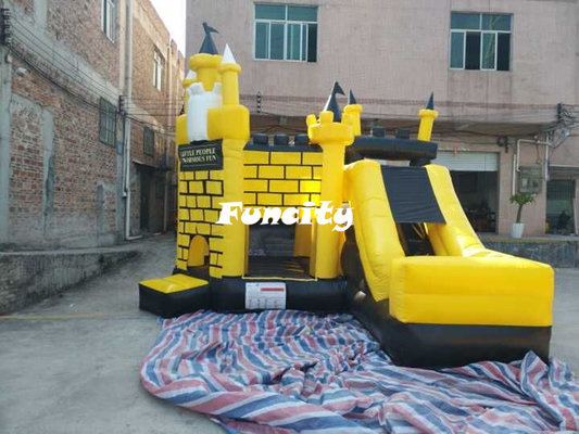 5 * 5 * 4.5 m Colorful Inflatable Combo Bouncers Jumping Castle With En 14960