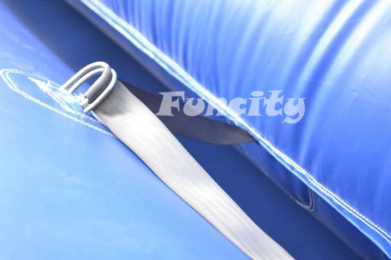 50 Meter Long Inflatable Dry Slide Customized Hippo Water Slide For Fun