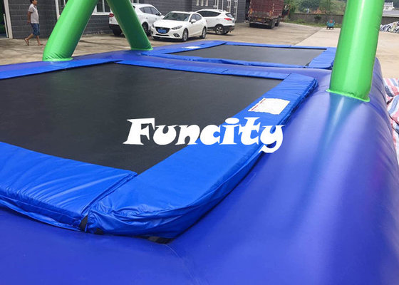 0.9MM PVC Tarpaulin Inflatable Sport Games Water Volleyball Court / Water Bossball