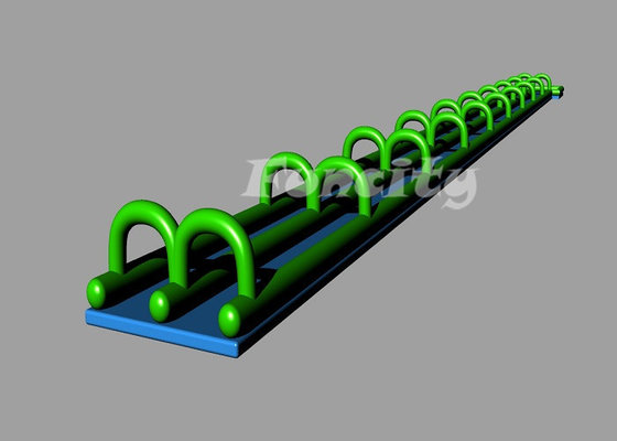 Huge Size Inflatable Slide Through The City Double Stitching Blow Up Slip N Slide