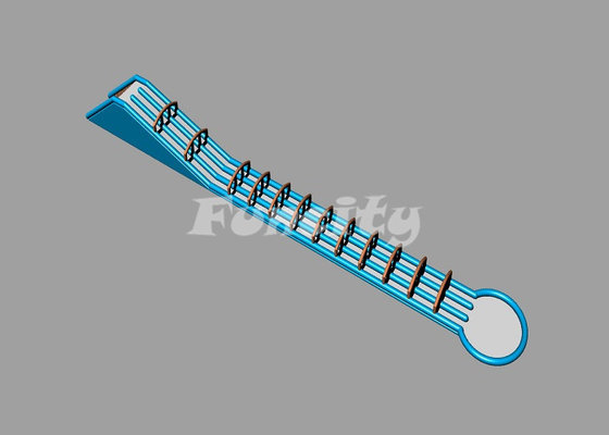 109 Meter Long Inflatable Dry Slide Customized Slip N Slide With 5 Years Lifespan