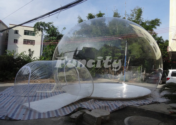  Transparent PVC Inflatable Comping Bubble Tent For Customized Size