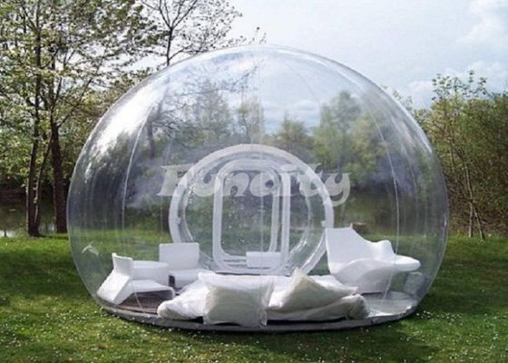 Custom-made PVC and PVC Tarpaulin Inflatable Bubble Tent For Camping Party