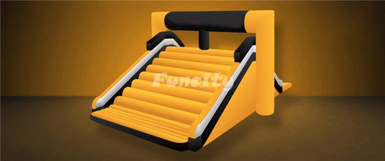 0.55mm PVC Tarpaulin Giant Insane Ripple Runner Inflatable Obstacle Course , 5K Inflatable Sport Games
