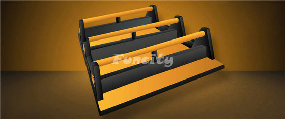 0.55mm PVC Tarpaulin Giant Insane Ripple Runner Inflatable Obstacle Course , 5K Inflatable Sport Games