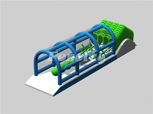 0.55mm PVC Tarpaulin Inflatable 5K Obstacle , Inflatable 5K Run Obstacle Course