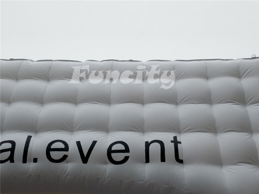 0.55mm PVC Tarpaulin 6mL*6mW Inflatable Cube Tent , Event Inflatable Bubble Tent